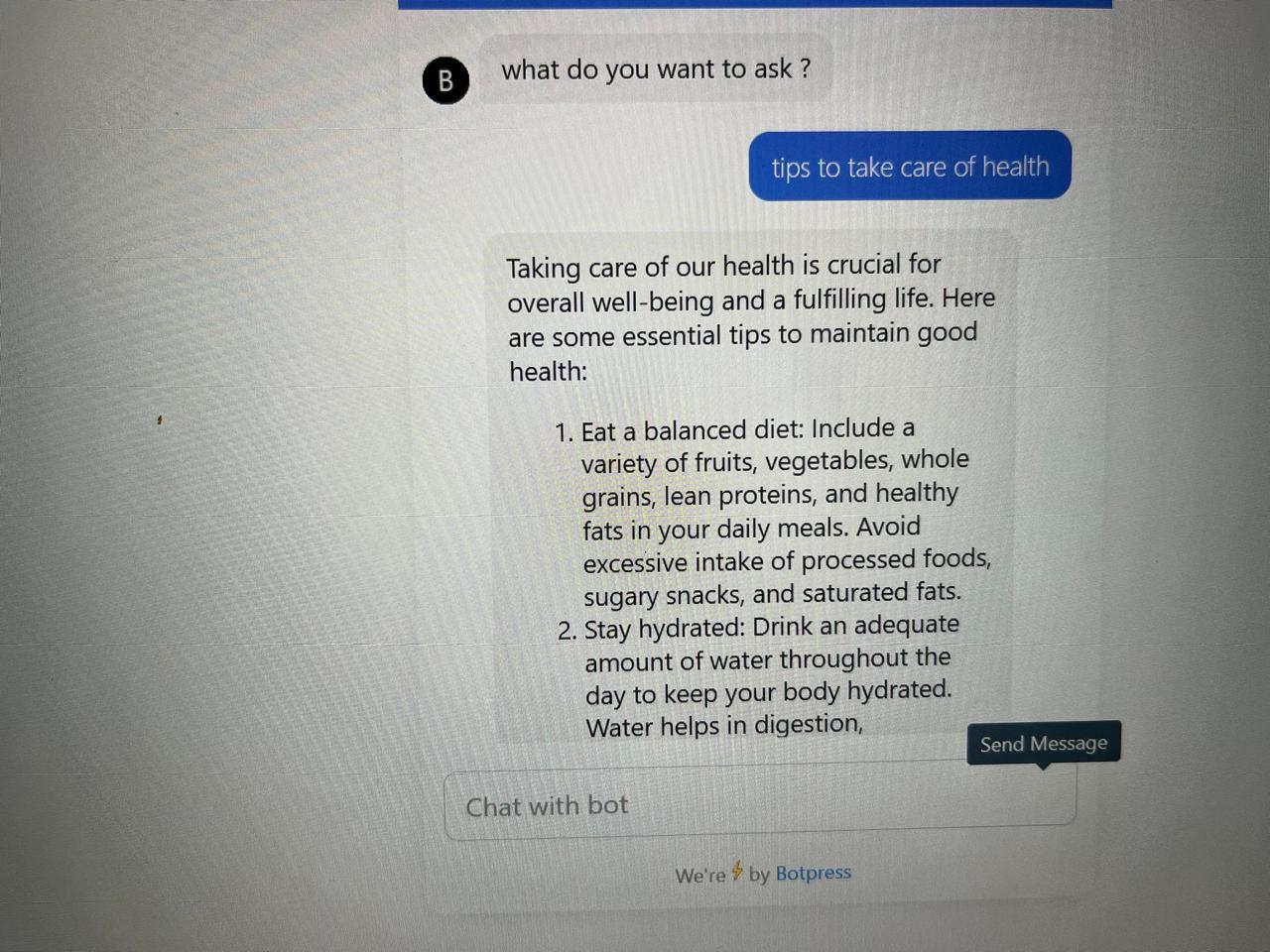 AI chat boat | Devpost