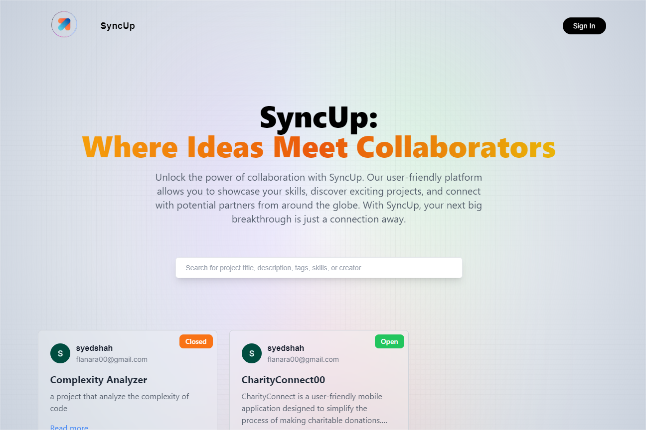 SyncUp | Devpost