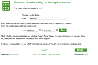Carbon Footprint Calculator | Devpost