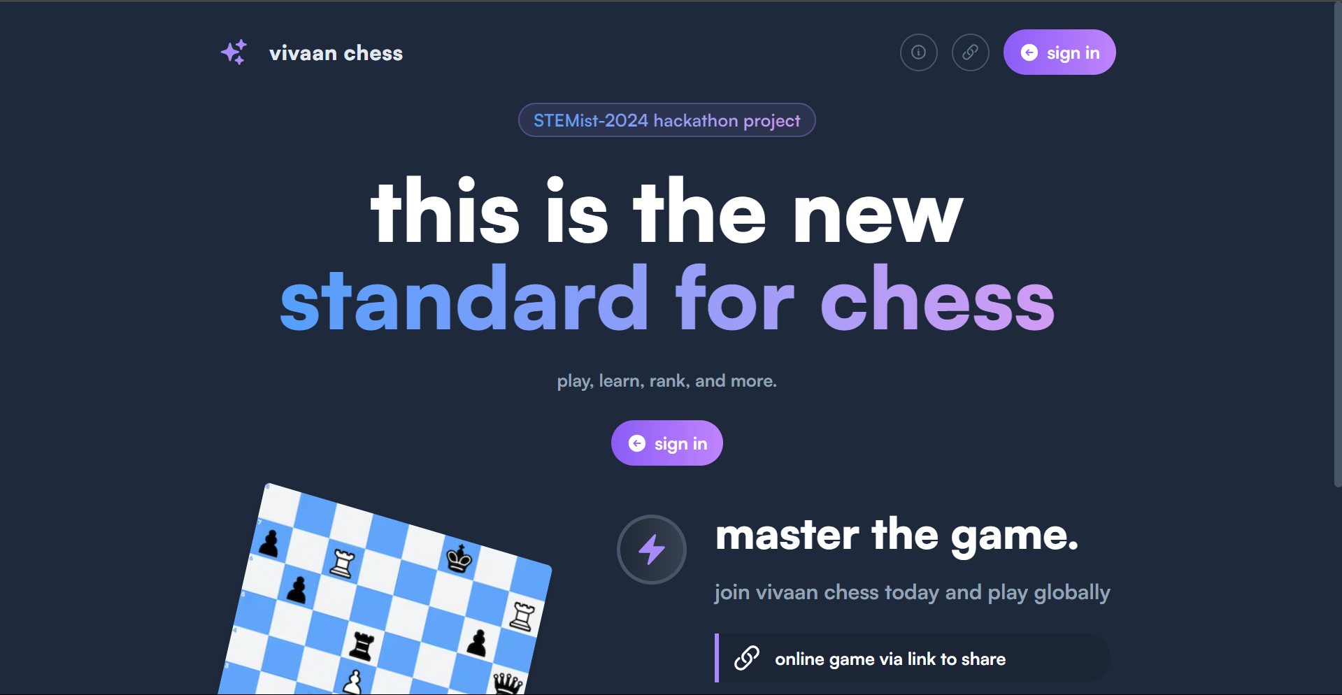Vivaan Chess | Devpost