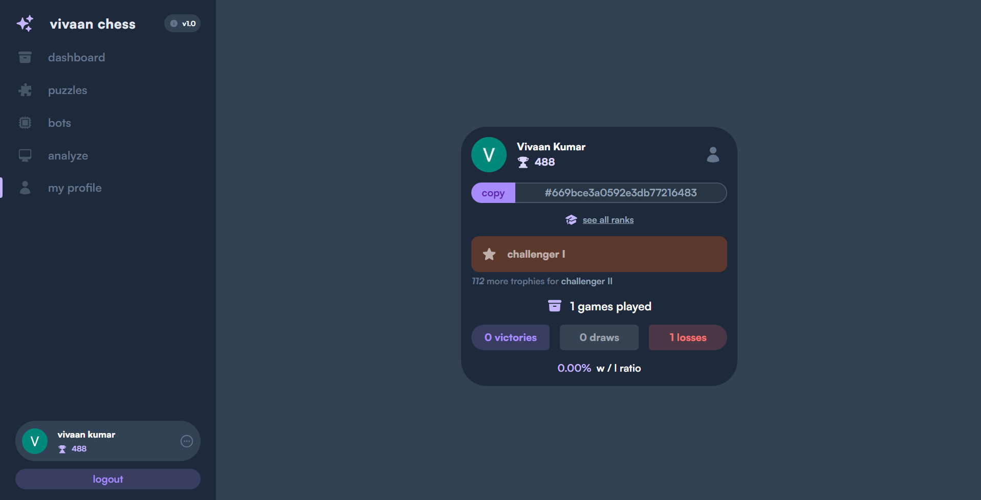 Vivaan chess | Devpost