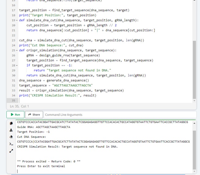 A simplified model of the CRISPR-Cas9 gene editing process | Devpost