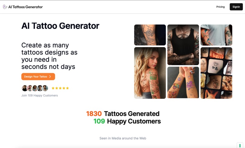 AI Tattoos Generator | Devpost