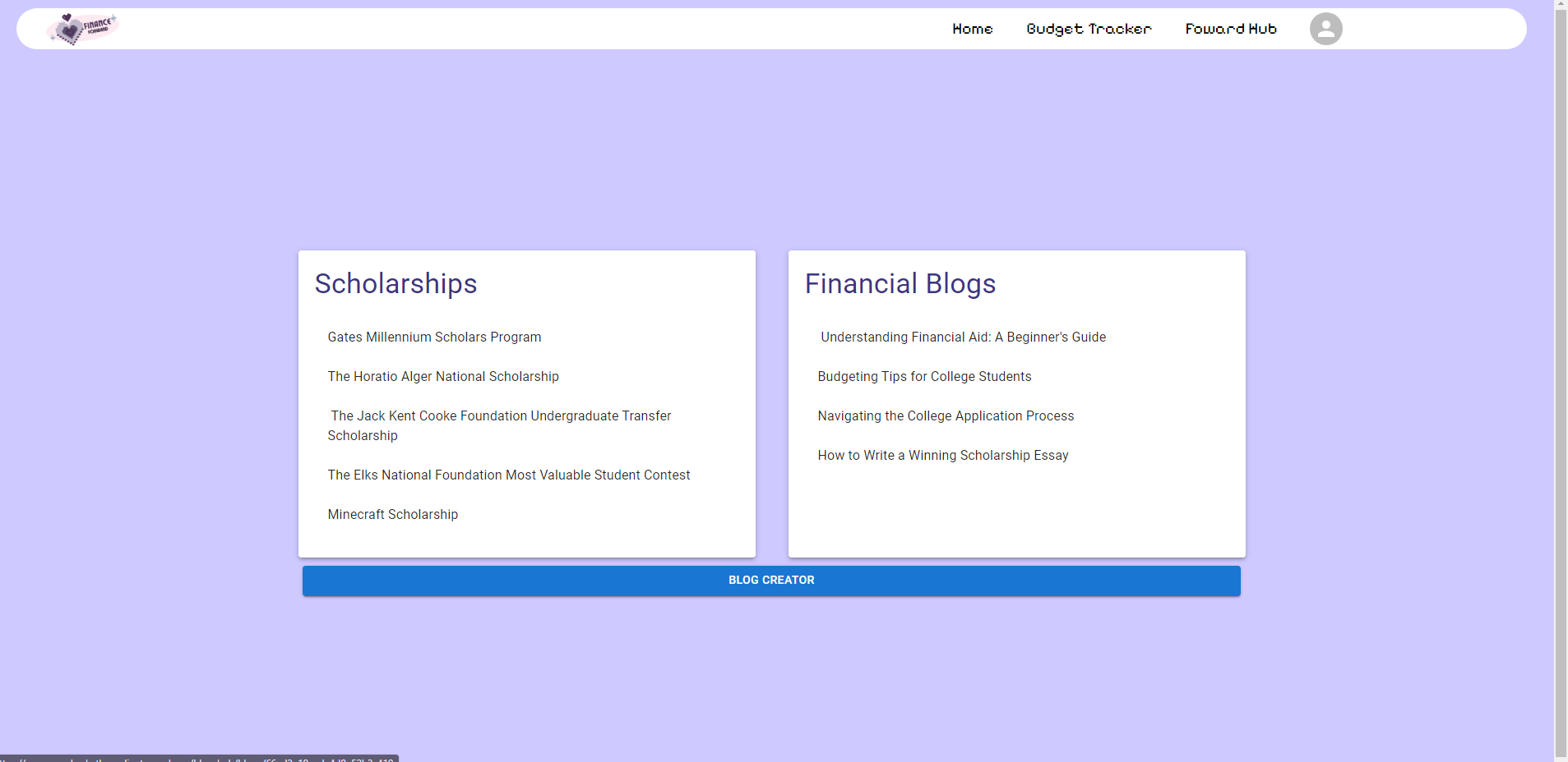 Finance Forward | Devpost