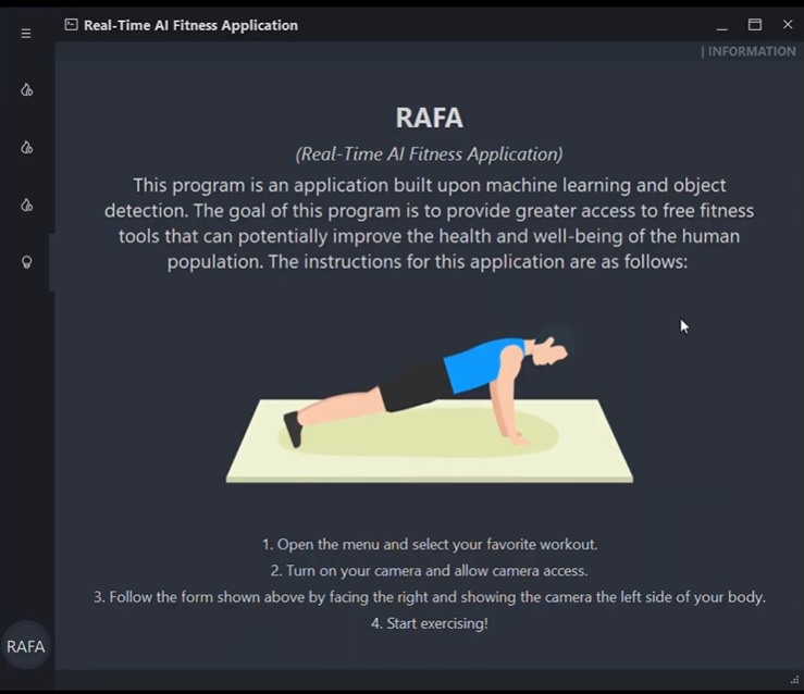 AI in Fitness - RAFA | Devpost