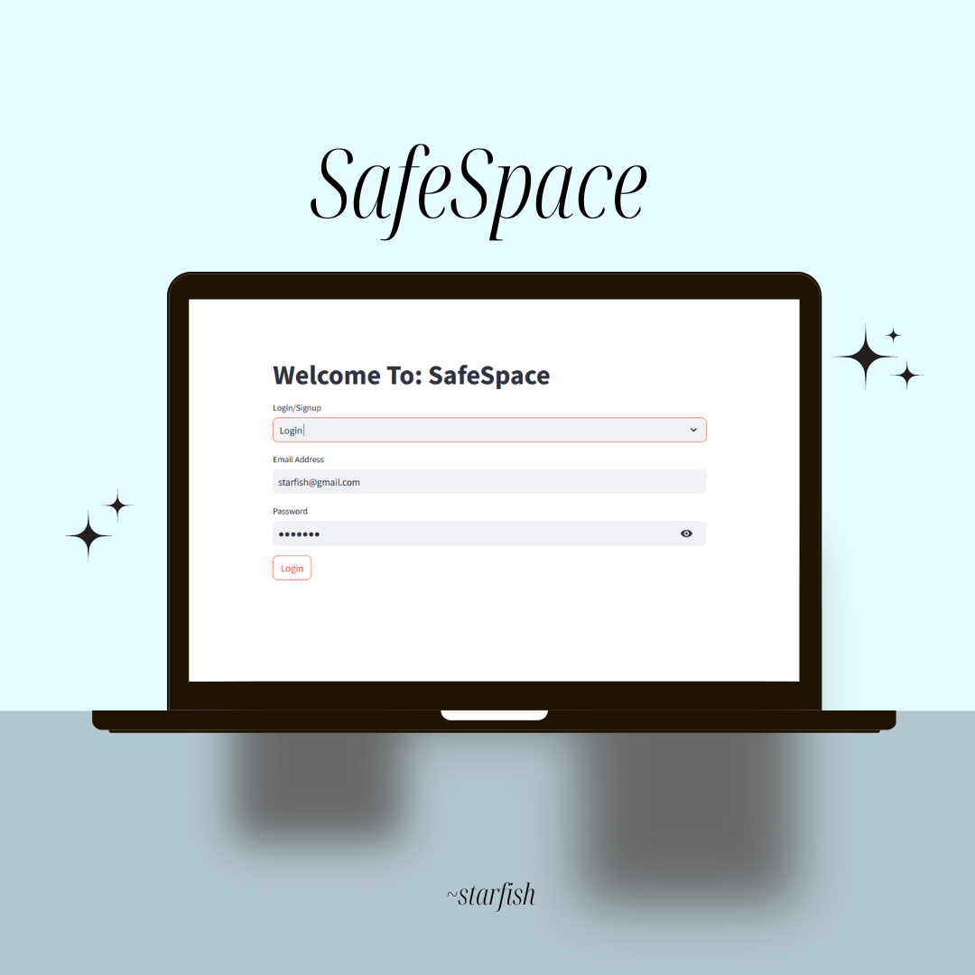 SafeSpace (Group 12 - Starfish) | Devpost