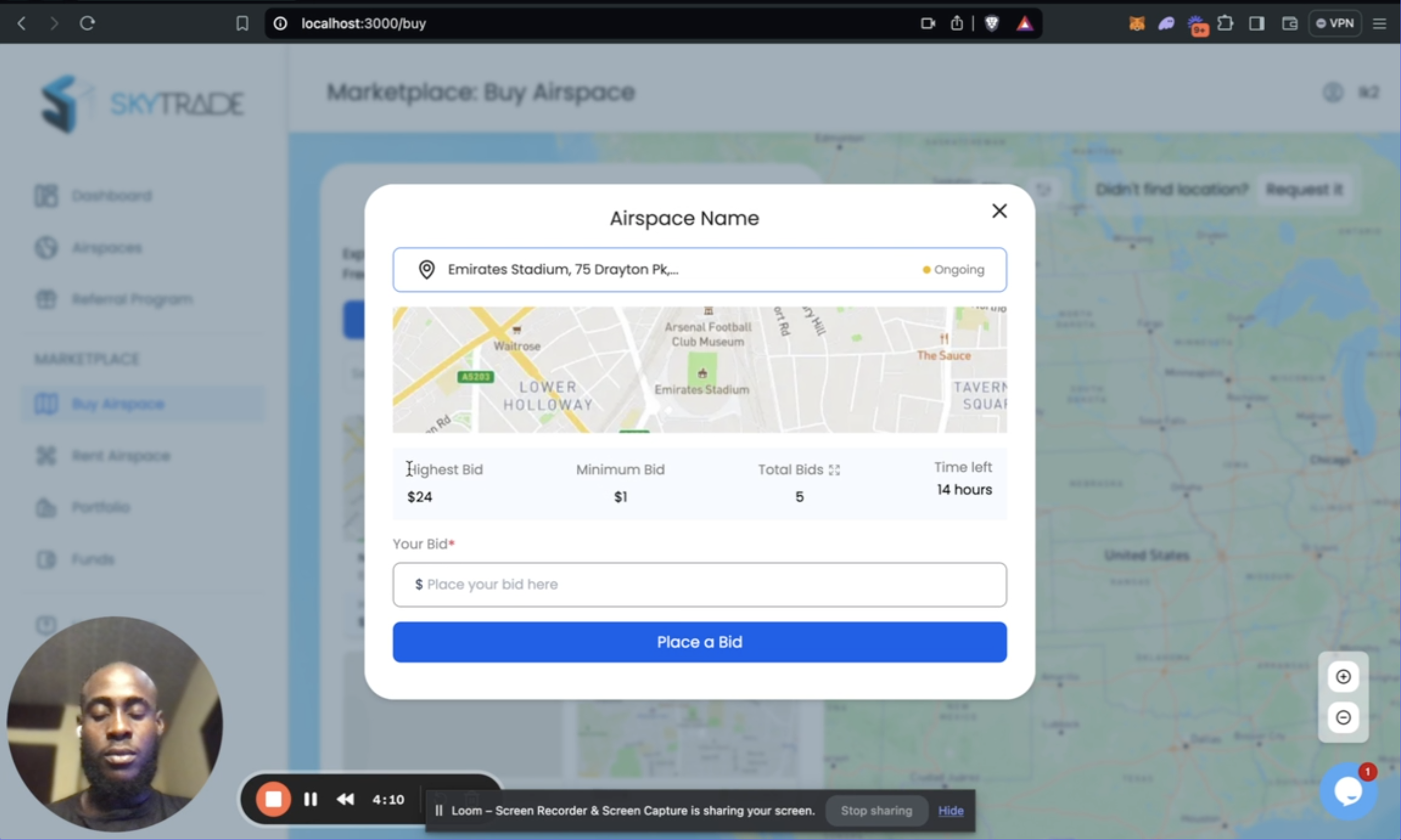 SkyTrade Air Rights Auction House | Devpost