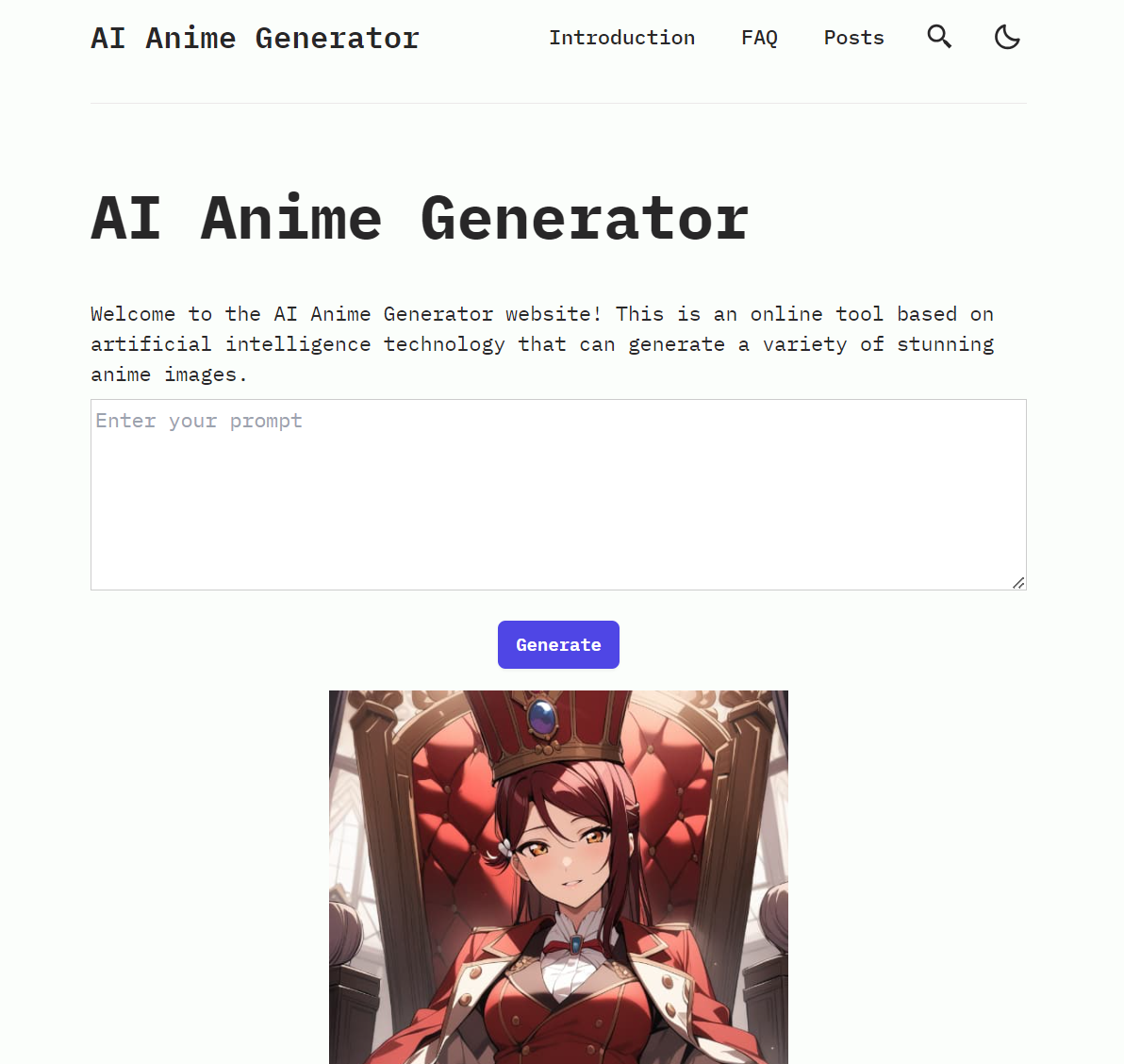 AI Anime Generator | Devpost
