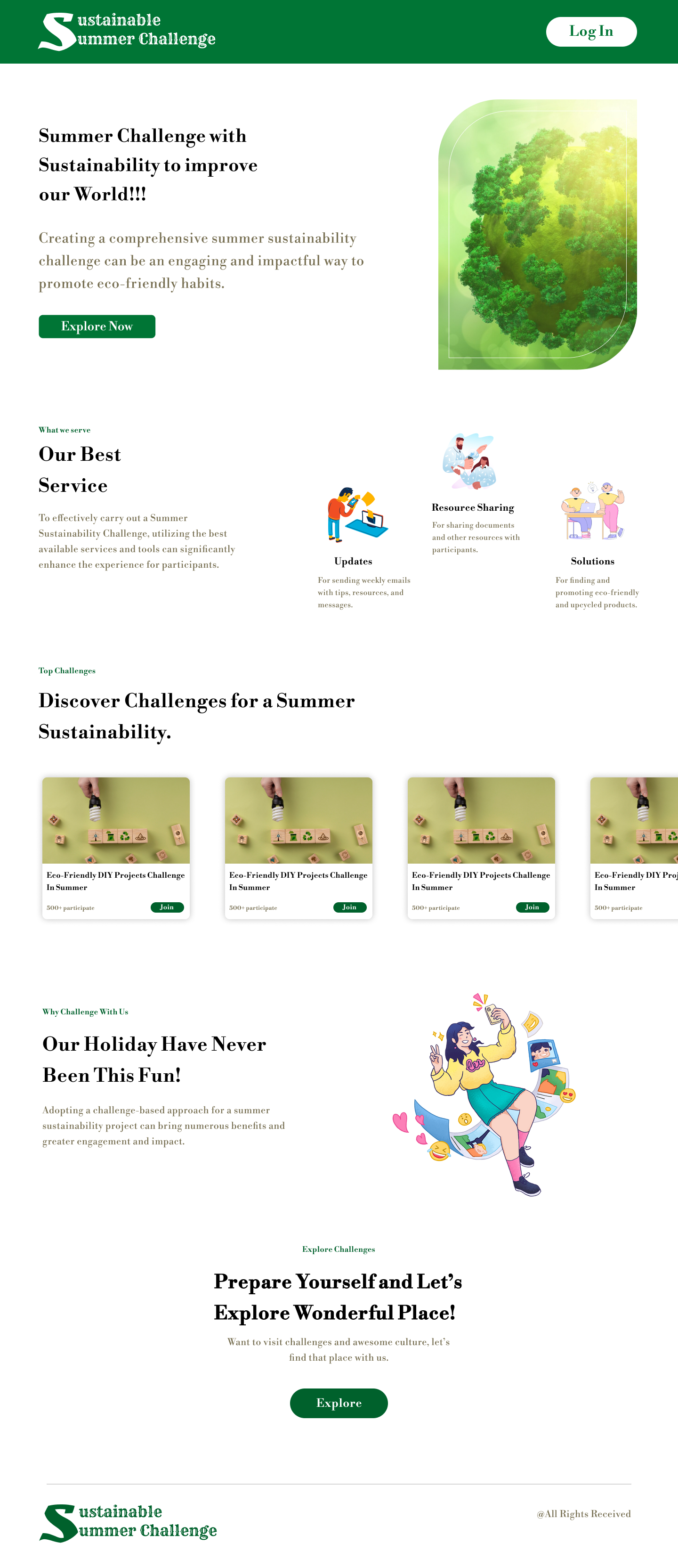 Sustainable summer challenge | Devpost