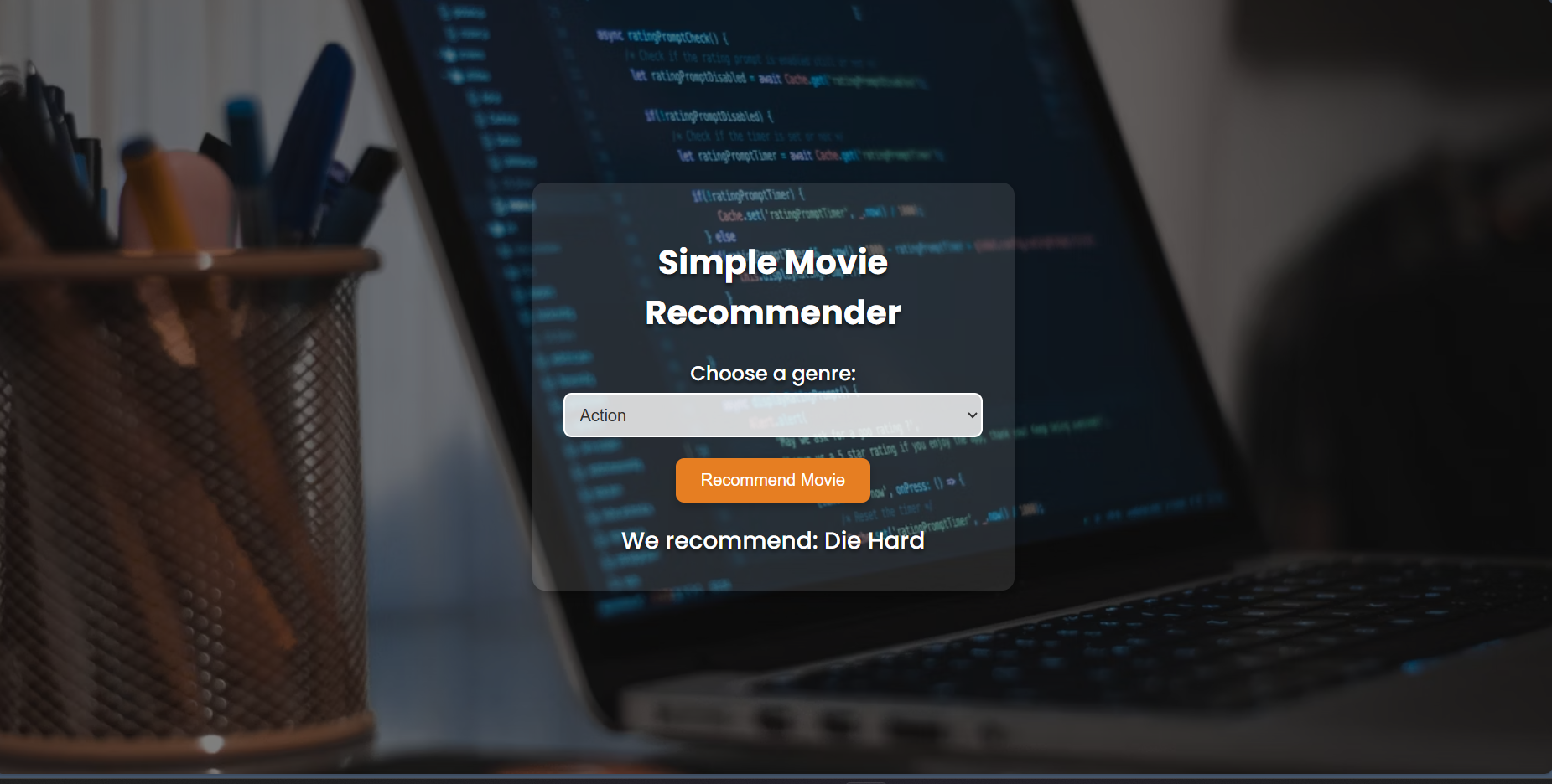Movie Recommender | Devpost