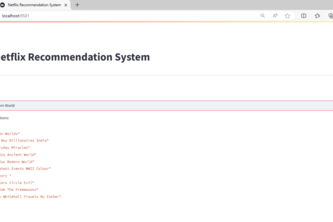 Movie Recommendation Model | Devpost