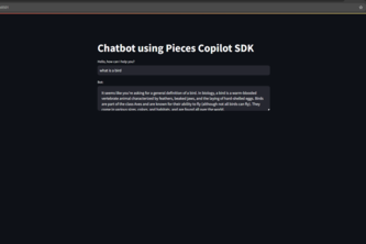 AI Assistant with Pieces SDK | Devpost