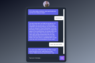 Rick Astley's AI Movie Recommender | Devpost