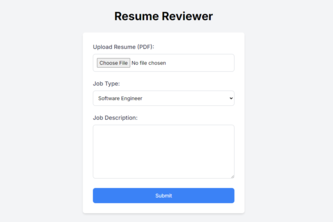 Resume Reviewer | Devpost