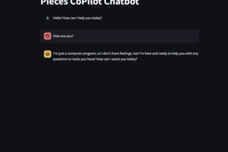 Build a Chatbot App Using Pieces Copilot SDK | Devpost