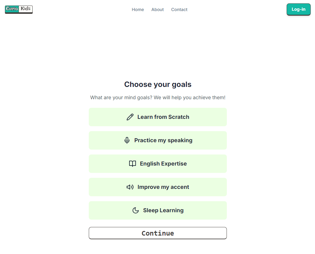 Curio Kids | Devpost