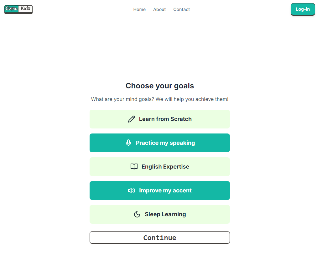 Curio Kids | Devpost