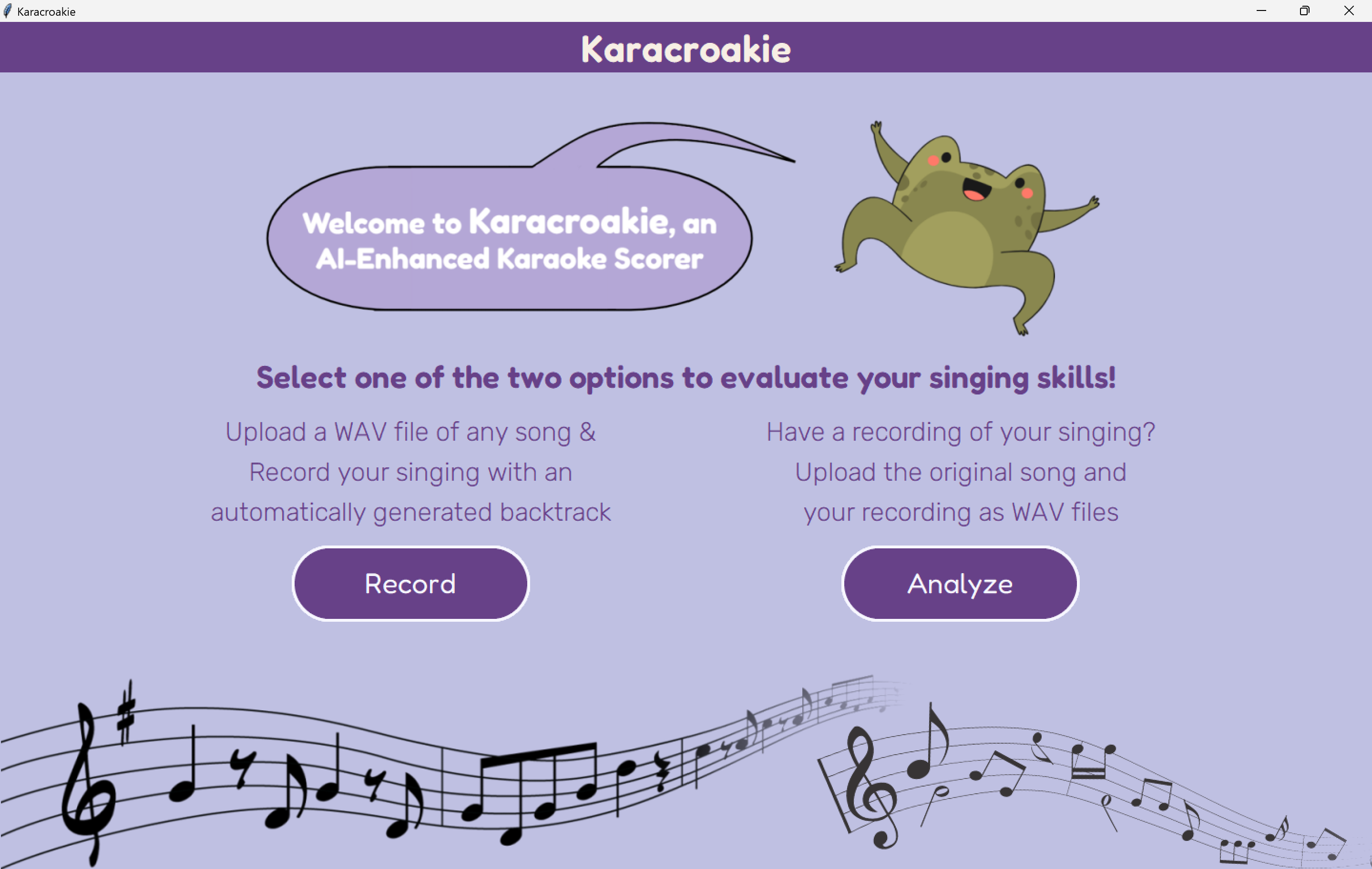Karacroakie: AI-Enhanced Karaoke Scorer | Devpost