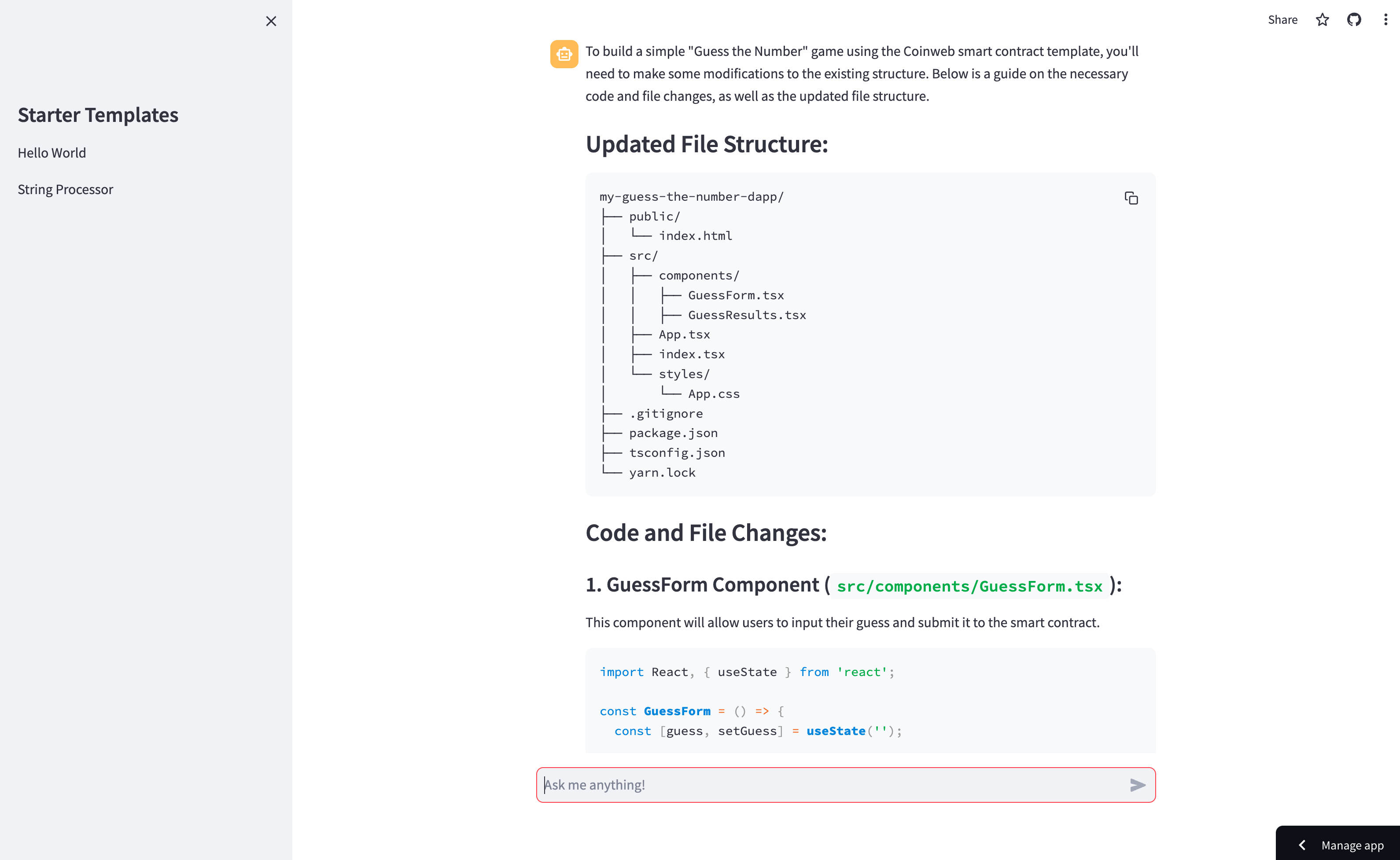 Aidapp Coinweb Ai Dapp Builder 10x Dapp Dev Speed Using Ai Devpost 2353