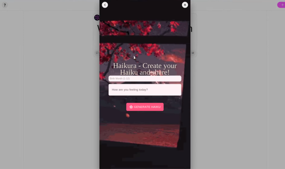 Haikura: The Art of Haiku | Devpost