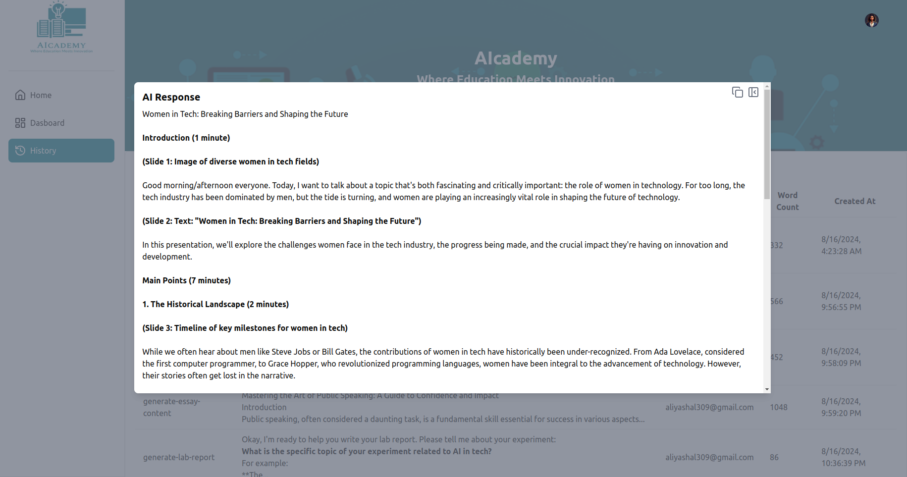 ALCademy - Where Education Meet Innovation | Devpost