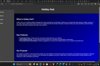 Hobby Hub | Devpost