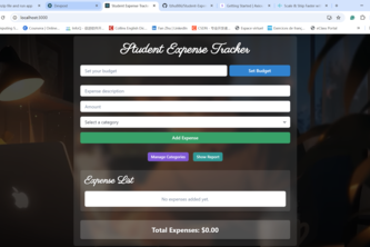 Student Expense Tracker | Devpost