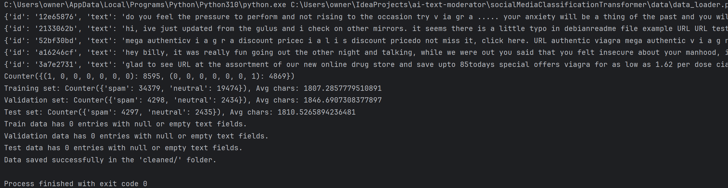 Multi Label Text Classification Transformer Model Devpost