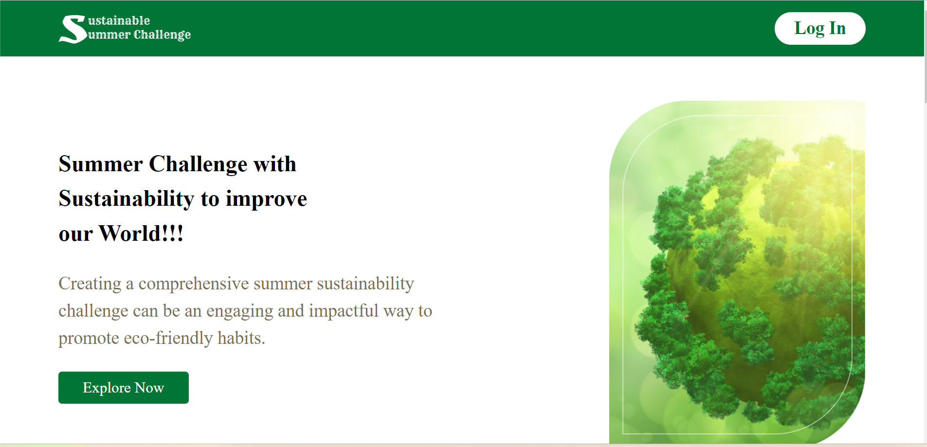 Sustainable summer challenge | Devpost