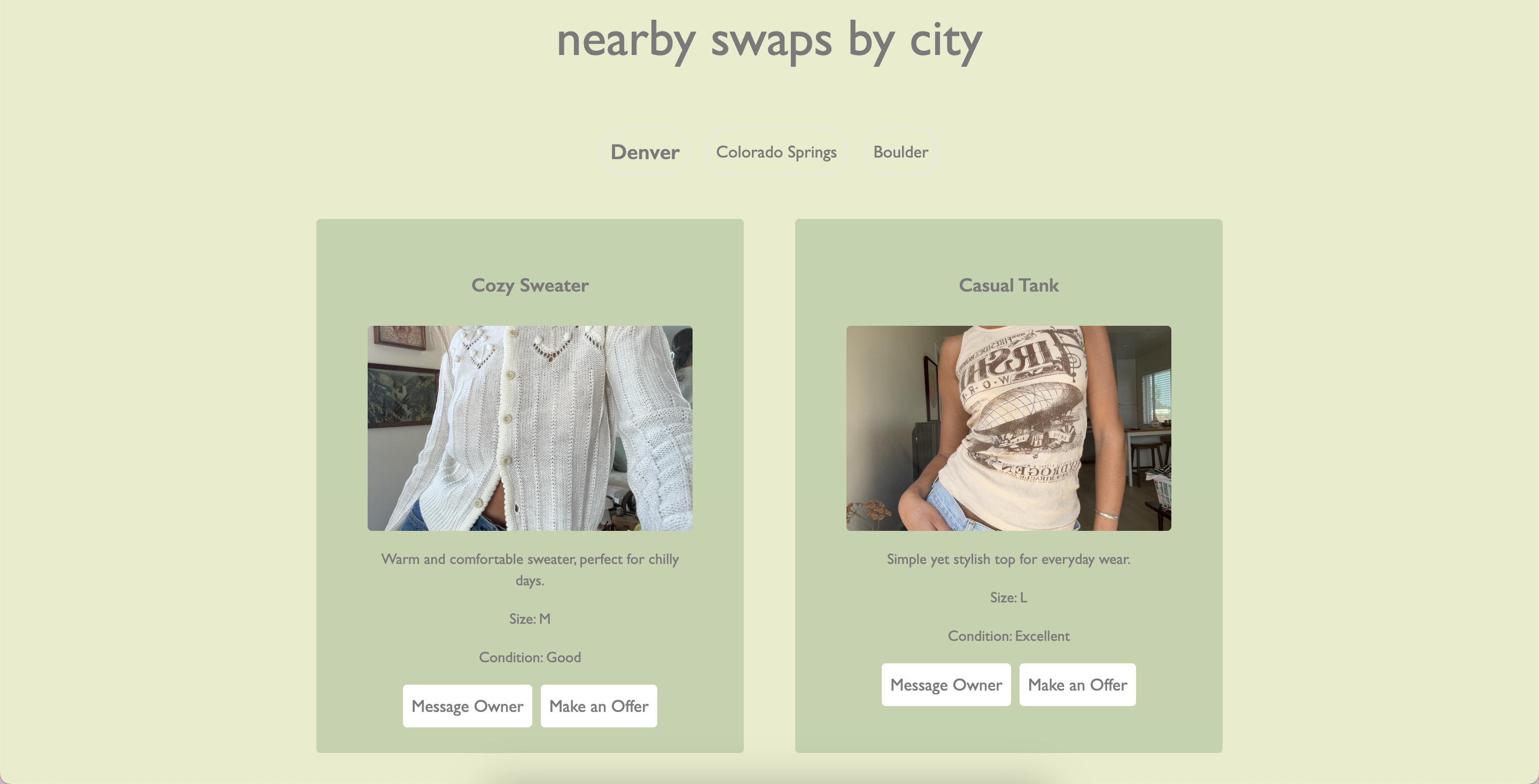 my sister's closet | Devpost