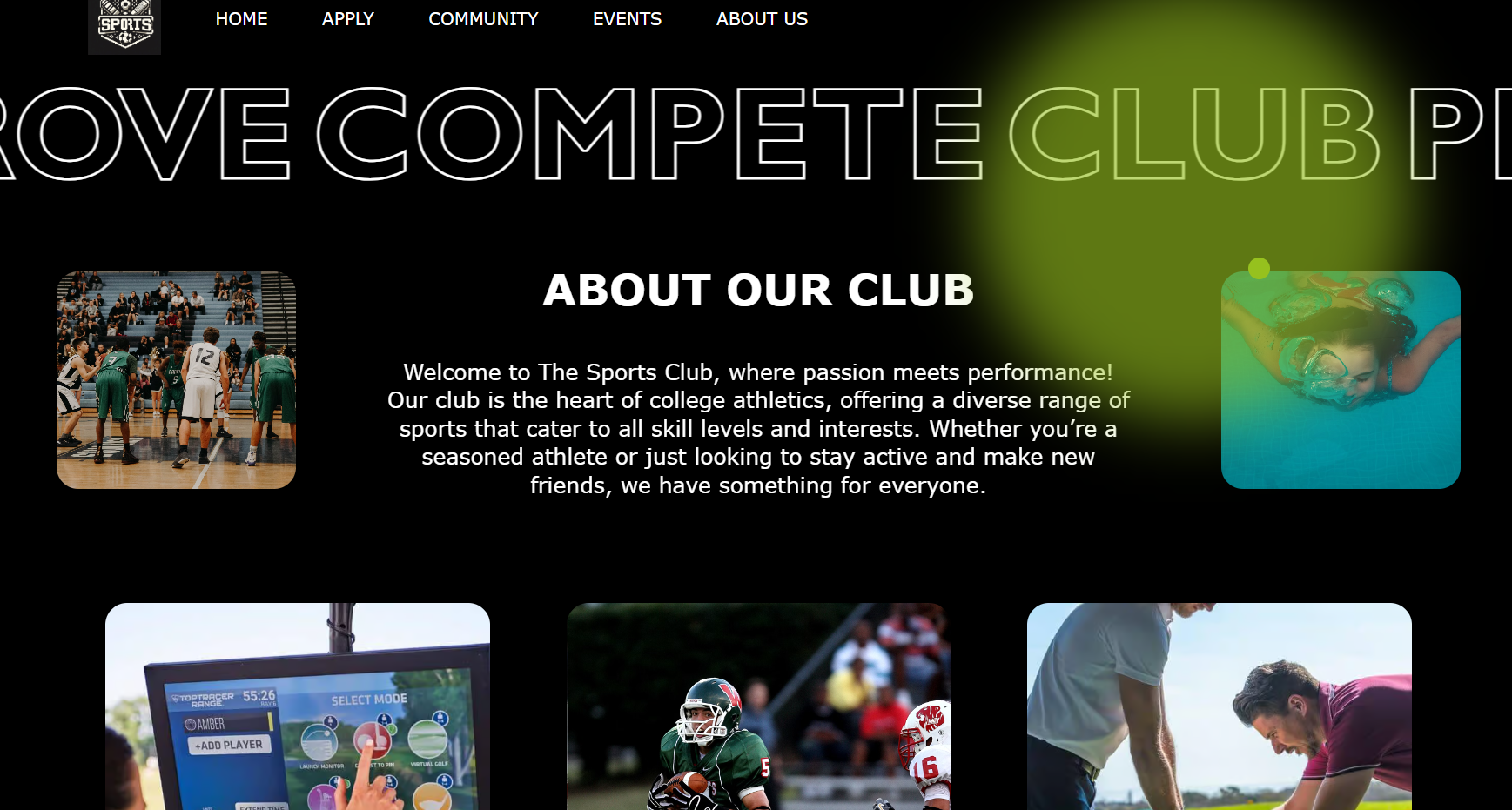 SPORTS CLUB | Devpost