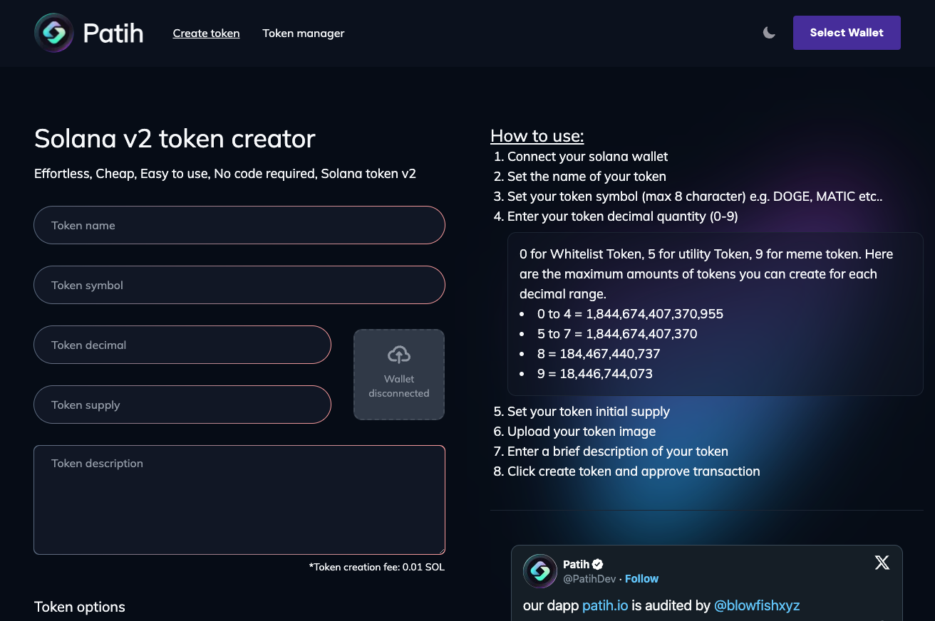 Solana Token v2 Creator | Devpost