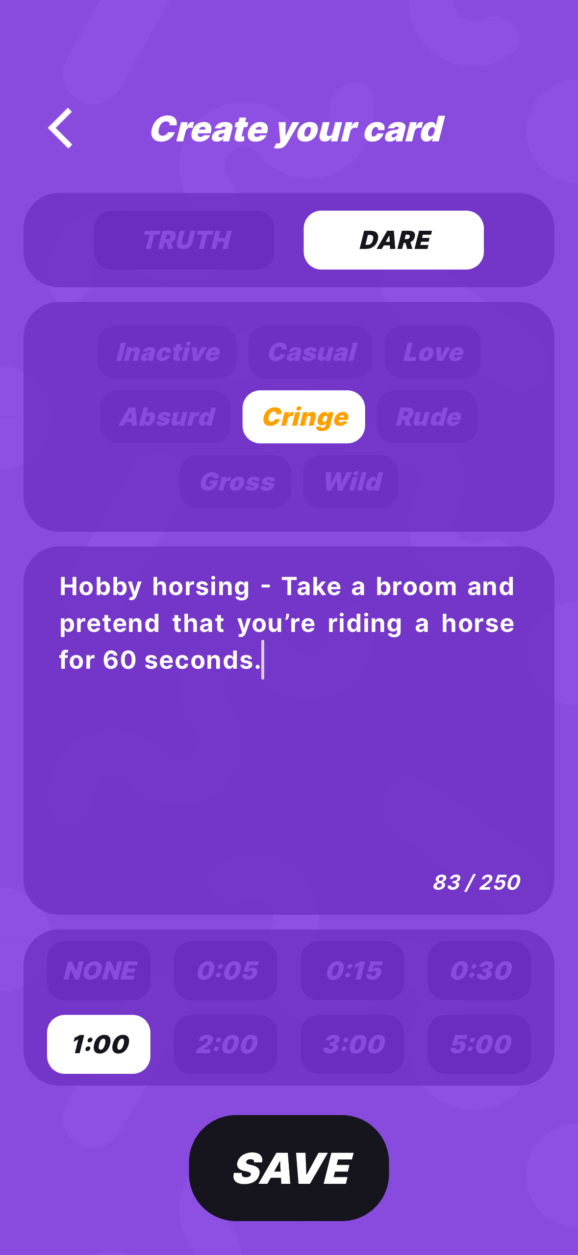 Party Animals! - Truth or Dare Game | Devpost