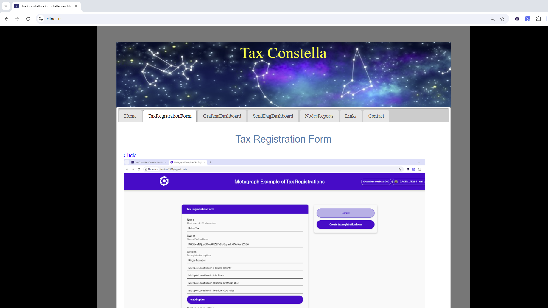 Tax Constella | Devpost
