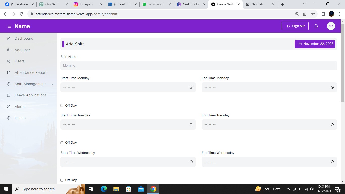 Attendance Management System | Devpost