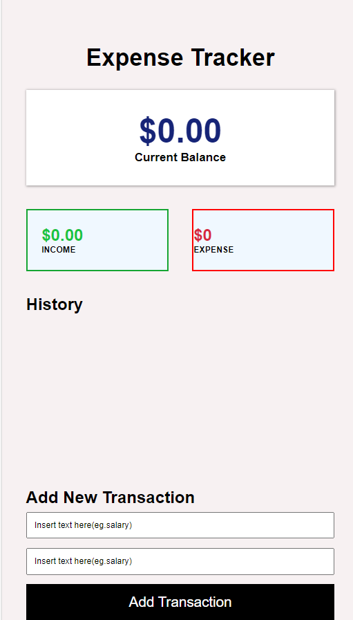 EXPENSE TRACKER | Devpost
