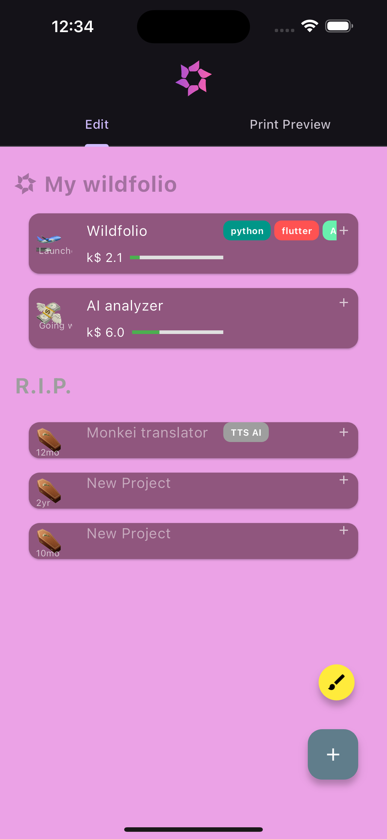 Wildfolio: build in public and pin it! | Devpost