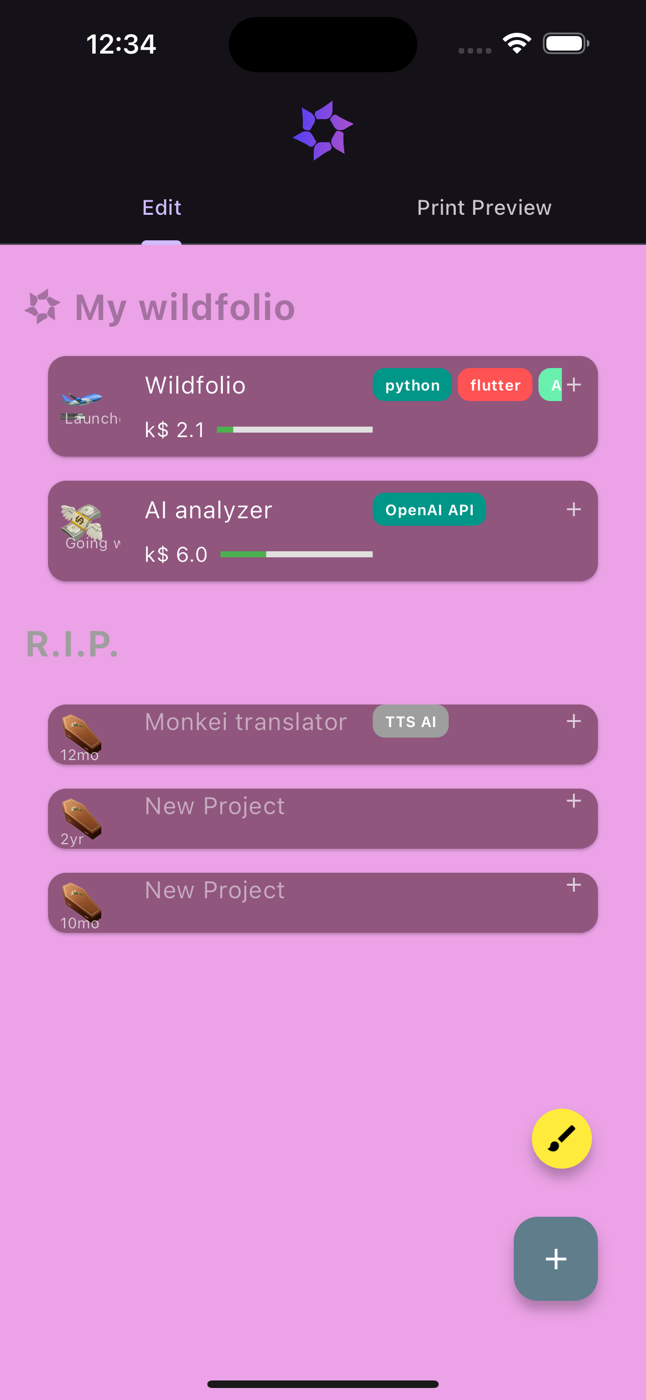 Wildfolio: build in public and pin it! | Devpost