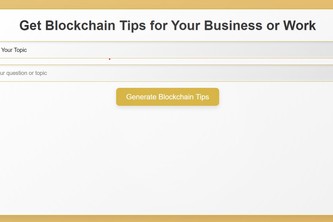 Blockchain Tips | Devpost