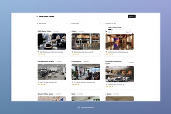 Tech Venue Finder | Devpost