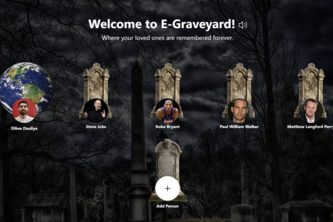 E-Graveyard: Where Your Loved Ones are Remembered Forever! | Devpost