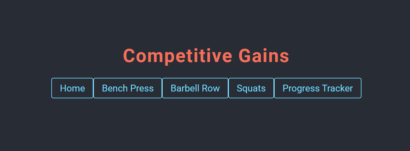 Competitive Gains | Devpost