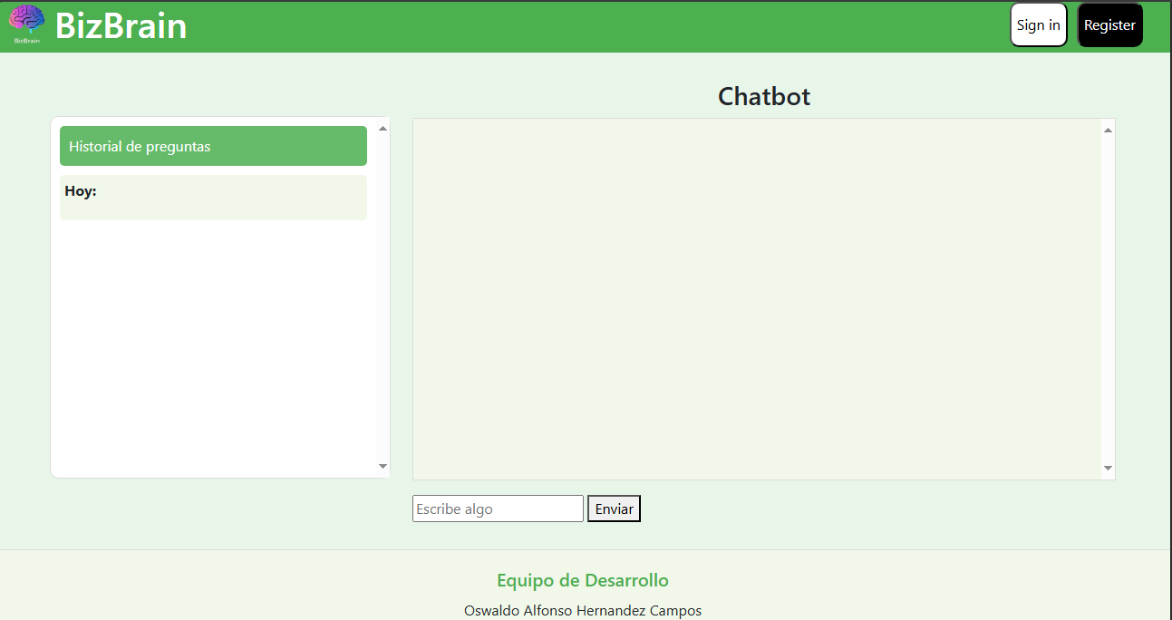 BizBrain Chatbot | Devpost