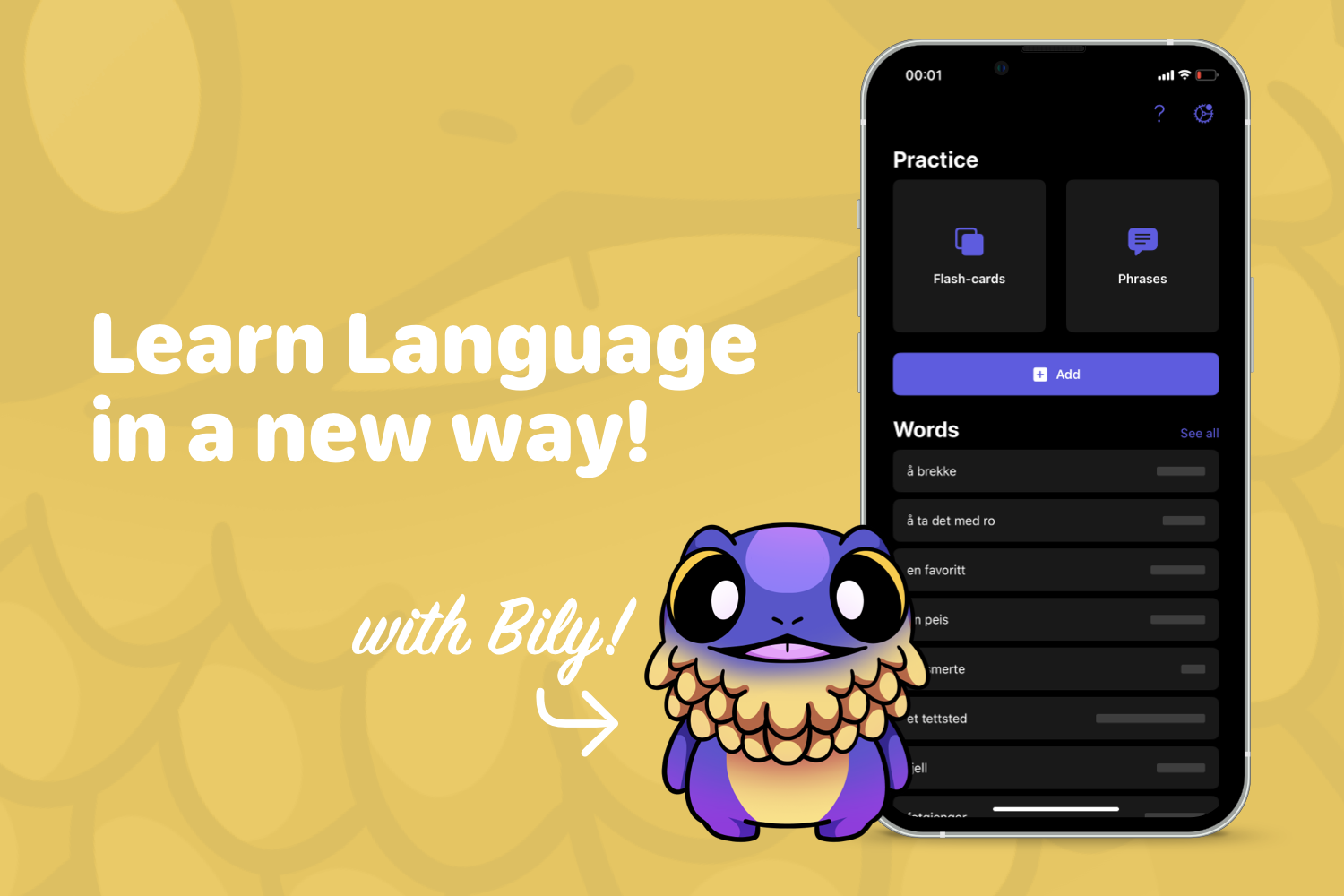 Bily, language learning dragon | Devpost