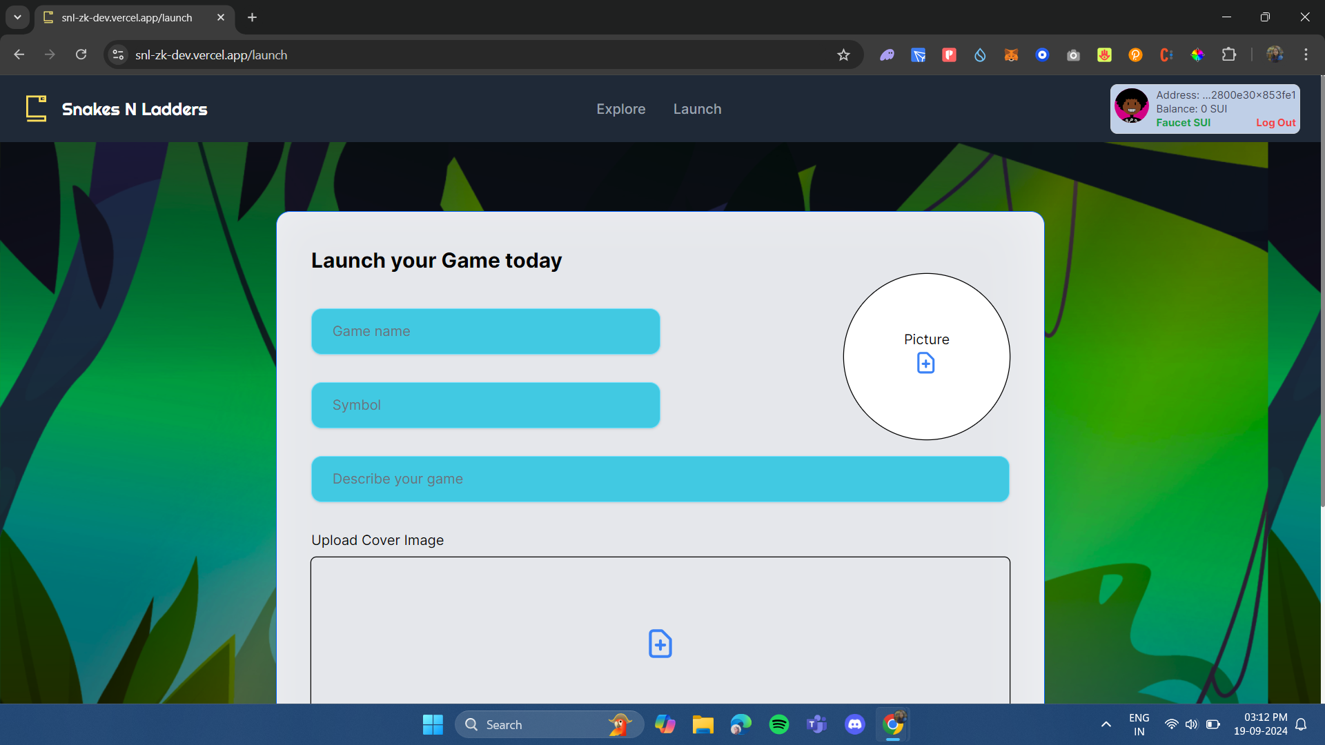 SNL(Onchain Snakes N Ladders) | Devpost