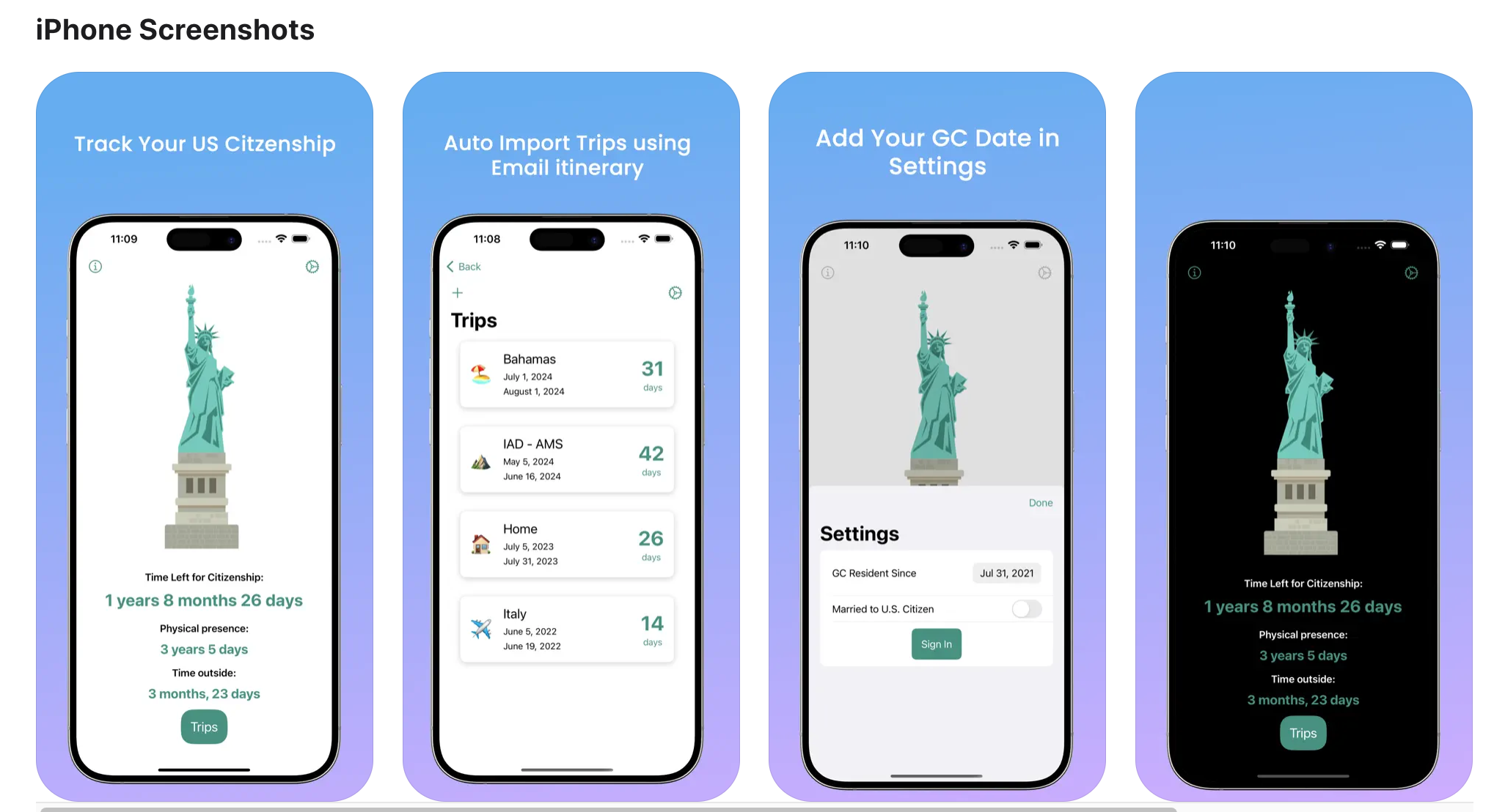 US Citizenship Tracker | Devpost