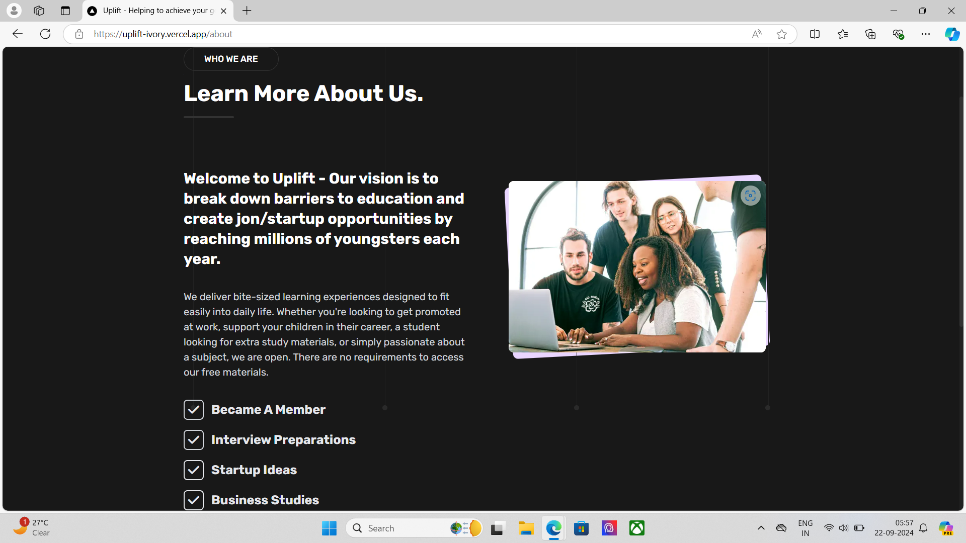 Uplift - Helping Young Minds | Devpost