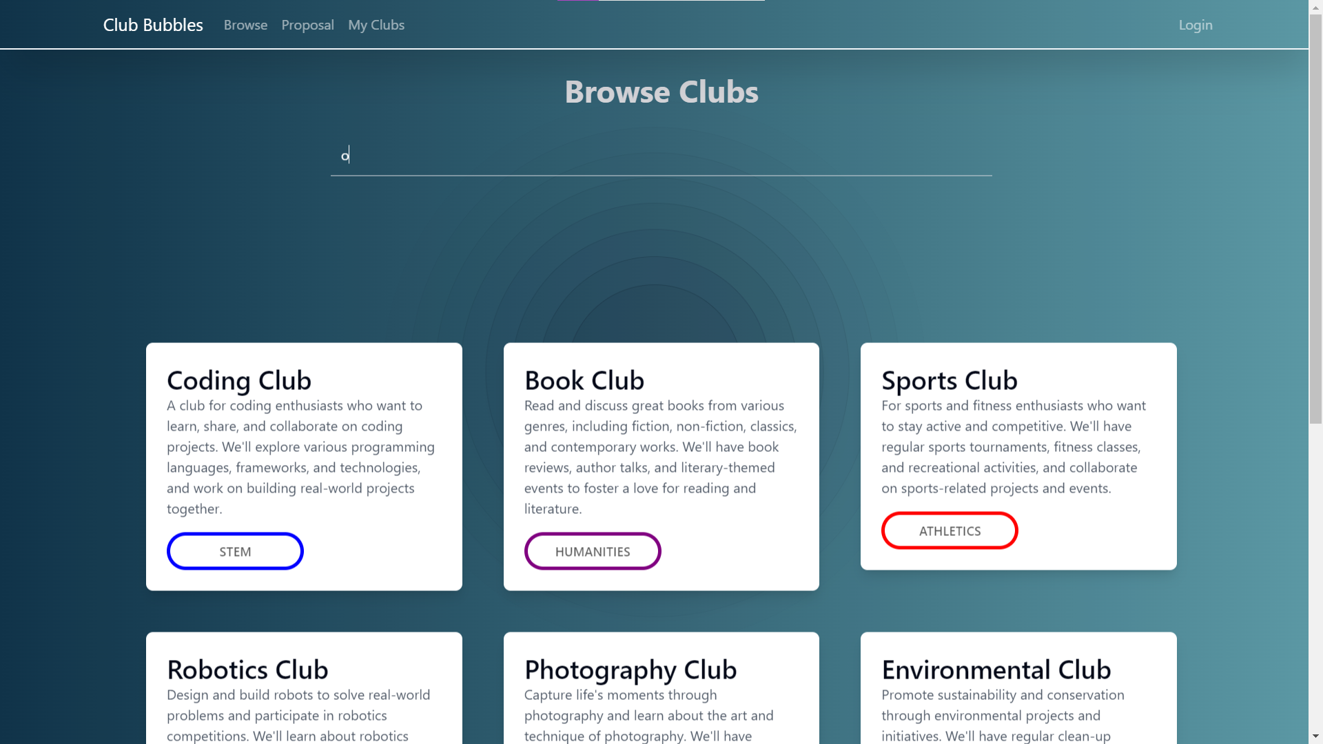 Club Bubbles | Devpost