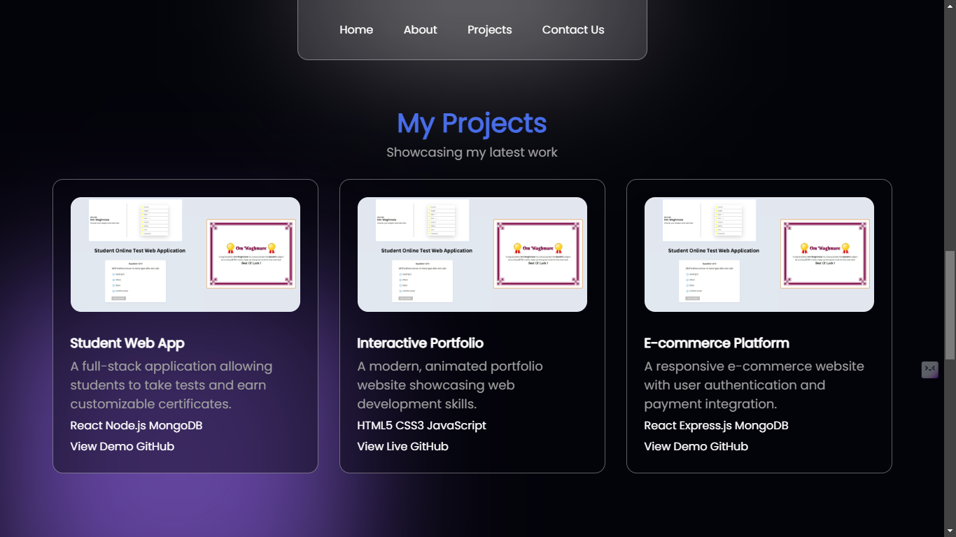 Modern Animated Portfolio | Devpost Modern Animated Portfolio | Devpost