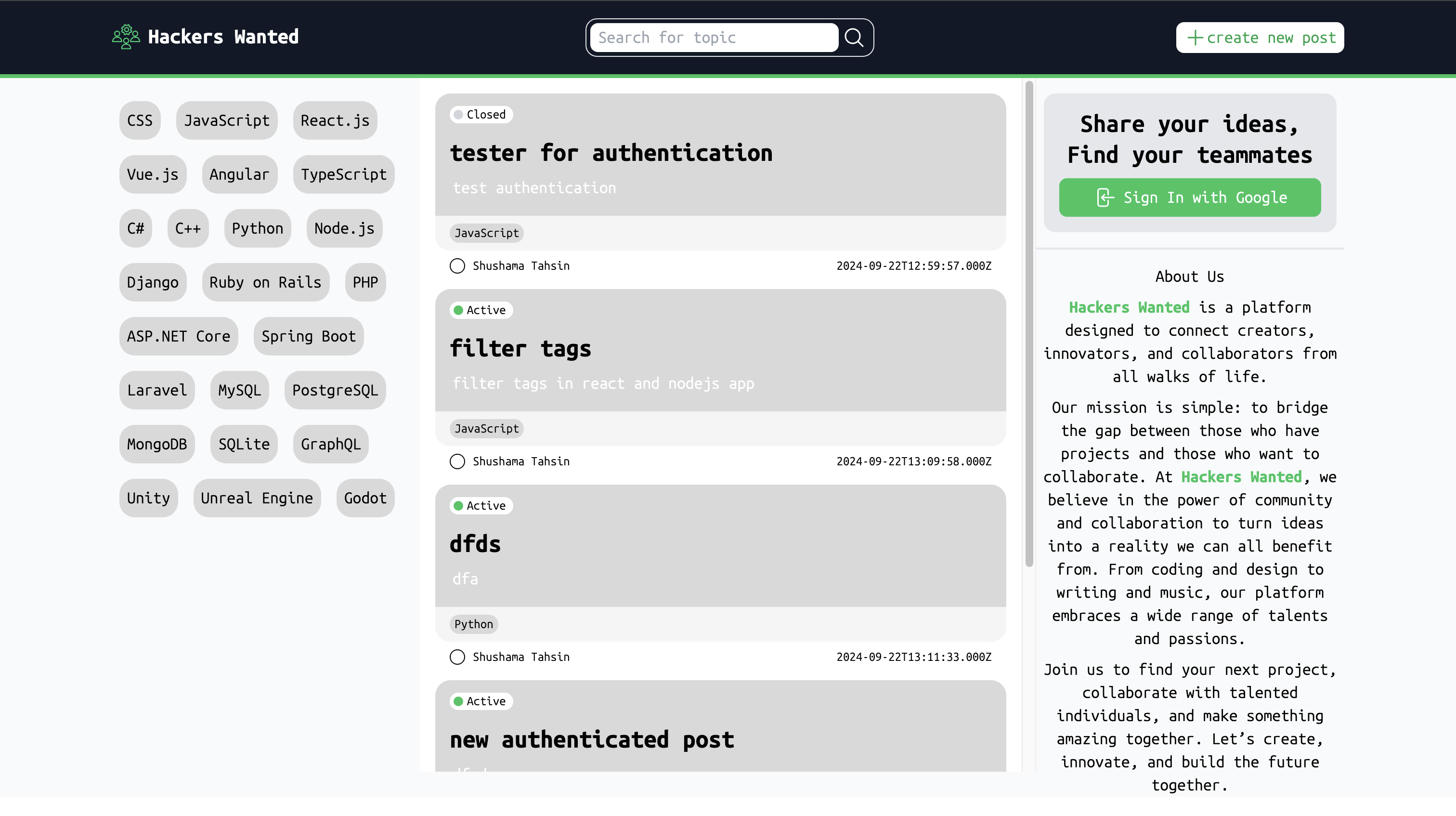 Hackers Wanted | Devpost